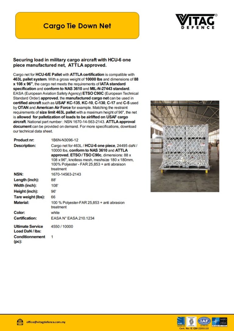 Internal Cargo Aerial Delivery System (INCAS)